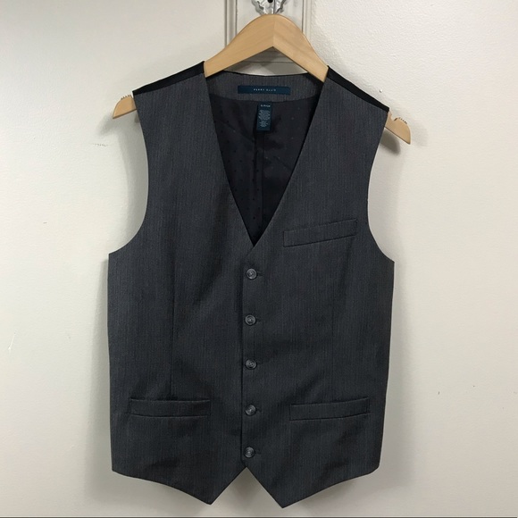 Perry Ellis | Suits & Blazers | Perry Ellis Grey Vest | Poshmark